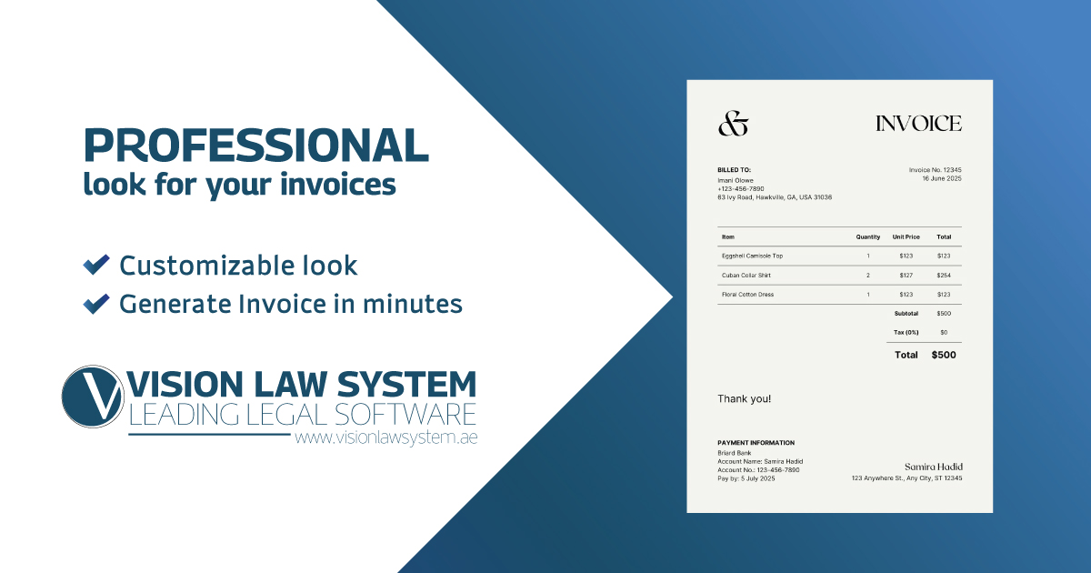 What Are The Main Benefits of A Billing Software - Vision Law System - Blog